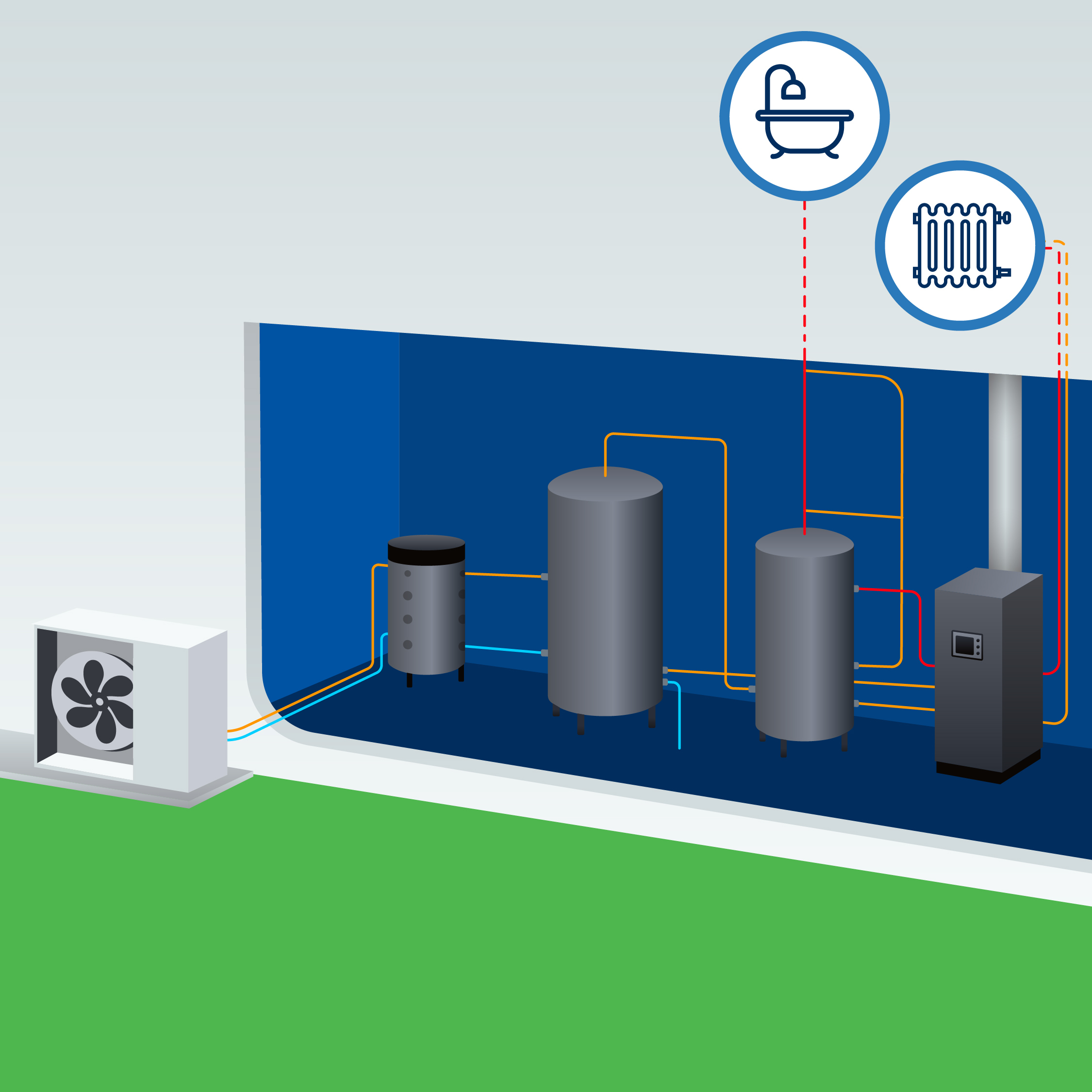 Conception et hydraulique d’une PAC hybride collective : les points d ...