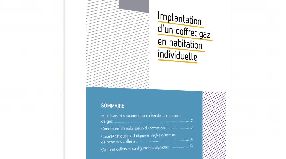 Implantation d'un coffret gaz en habitation individuelle | GRDF Cegibat